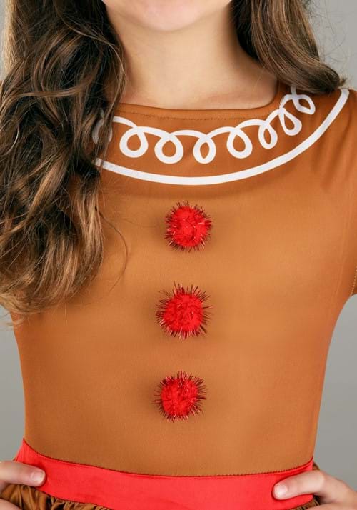 Gingerbread Girl's Costume Dress