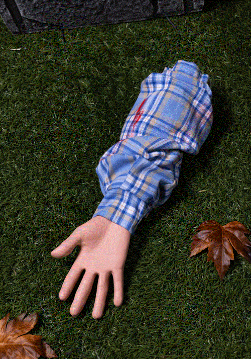 17" Shaking Arm Halloween Decoration | Human Body Parts