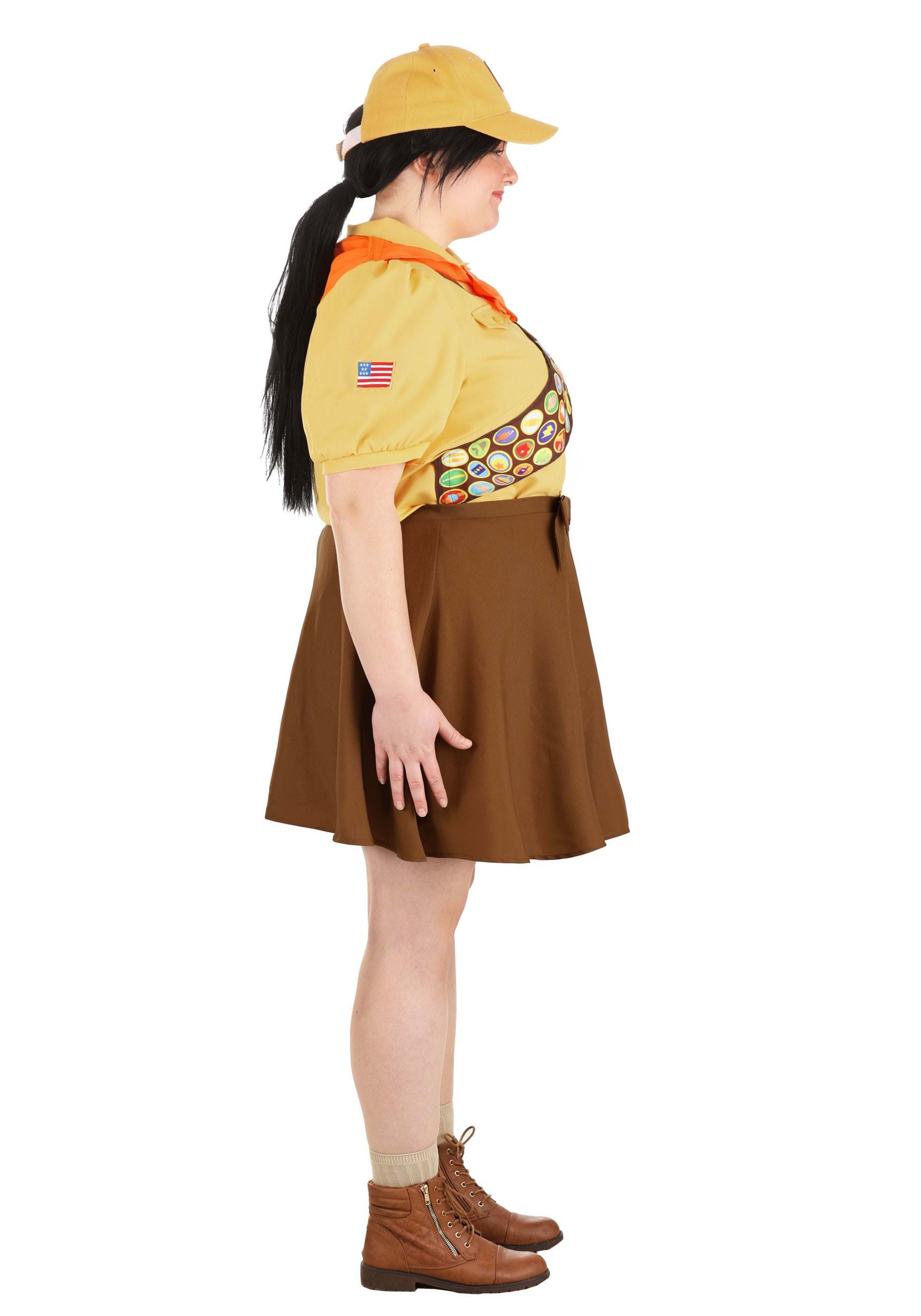 Women's Plus Size Disney and Pixar Wilderness Explorer UP Costume Dress
