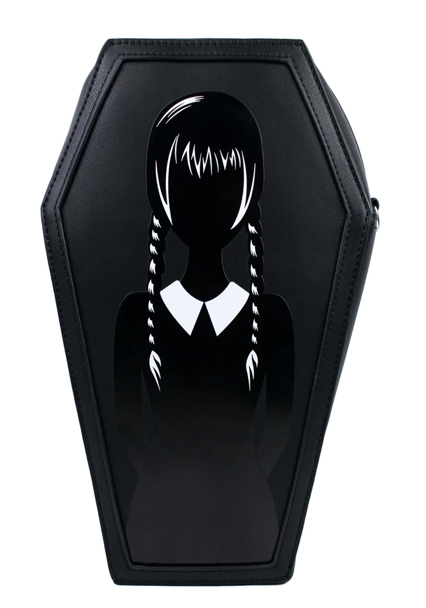Wednesday Addams Black Coffin Cakeworthy Bag