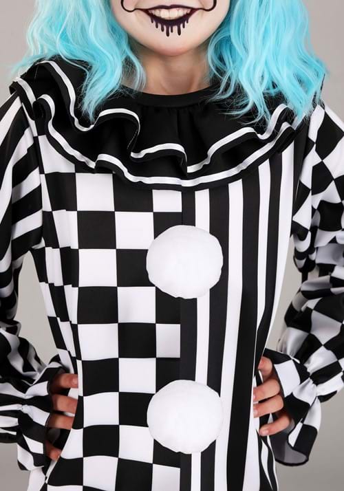 Toddler Giddy Gothic Clown Costume | Girl's Clown Costumes