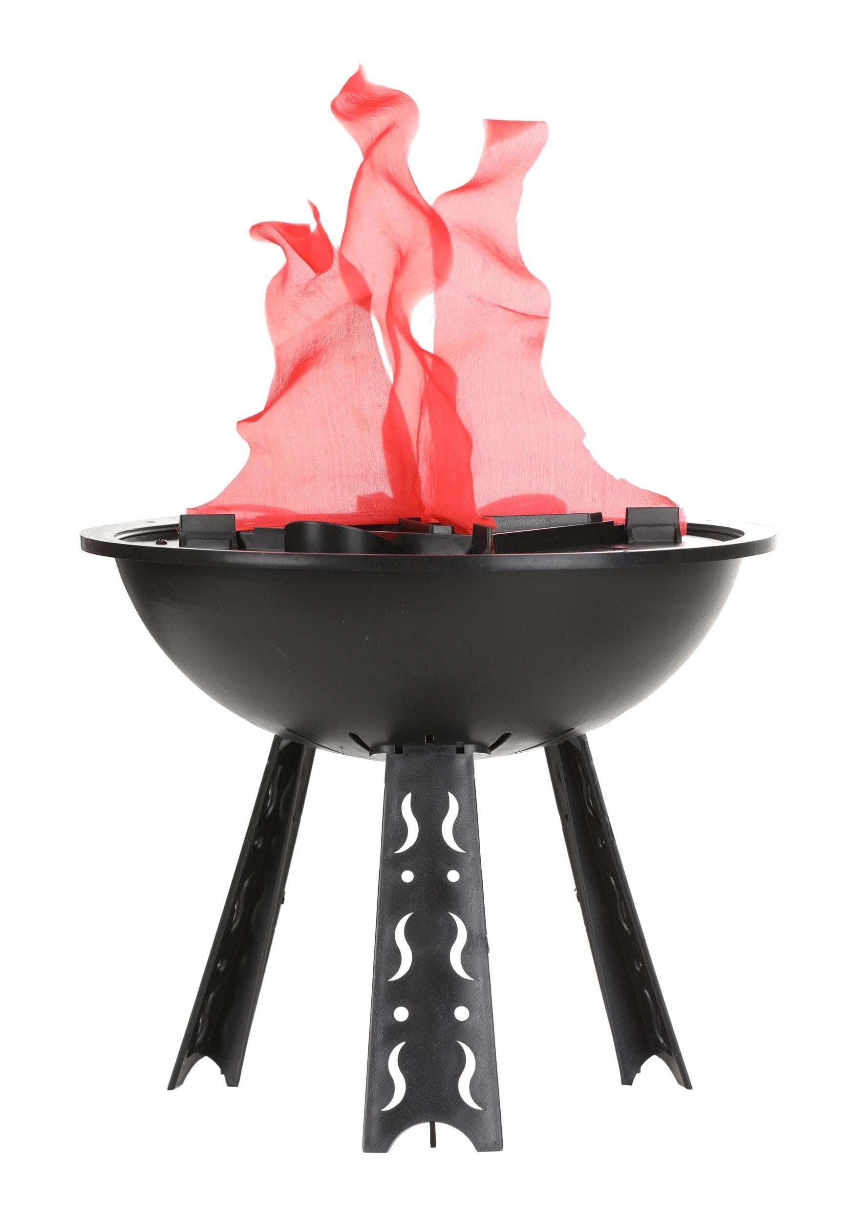 Faux Fire Cauldron Halloween Prop