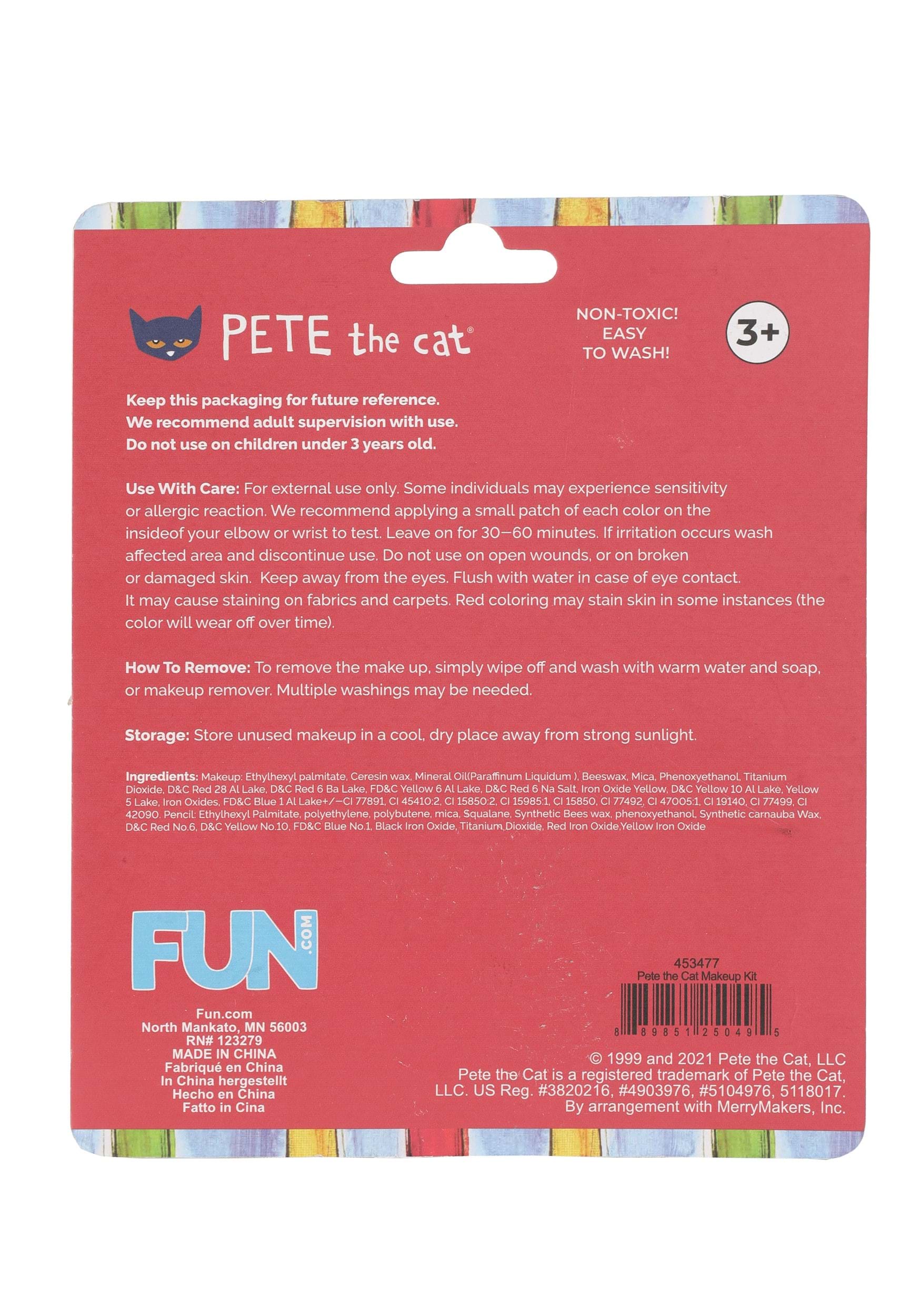 Pete the Cat Makeup Set