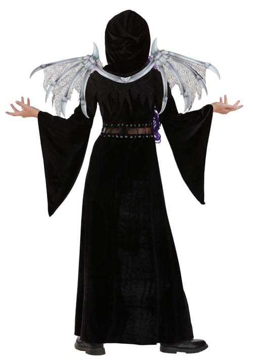 Winged Reaper Girl's Costume | Grim Reaper Costumes