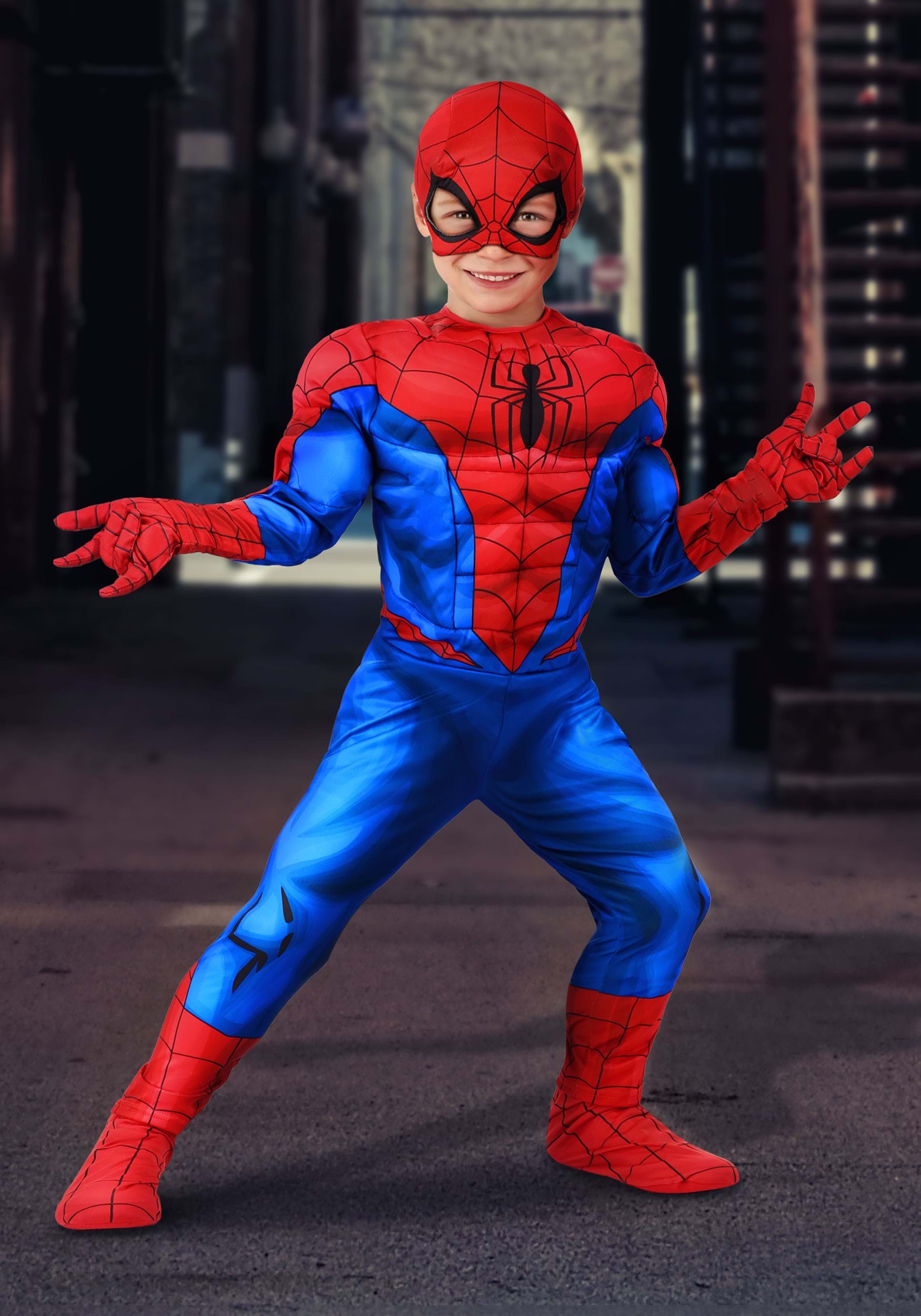 Spiderman Costume Kids Marvel's Spider-Man Youth (Child) -Medium Halloween Costume