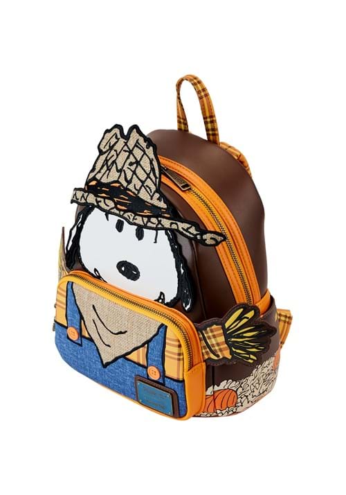 Peanuts Snoopy Scrarecrow Mini Backpack by Loungefly
