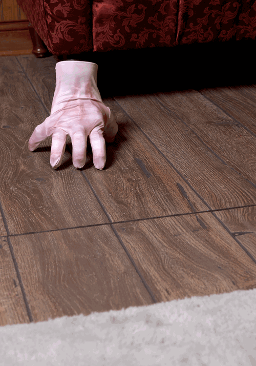 Animated Monster Crawling Hand Skin Colored Halloween Decoration