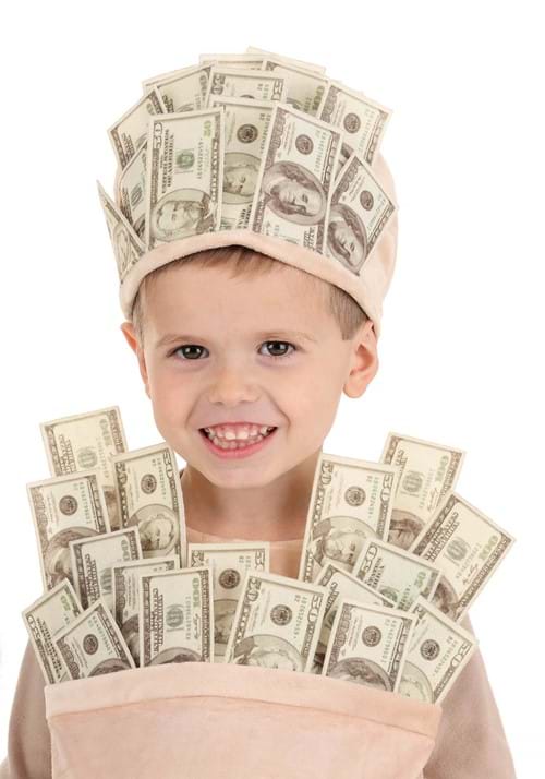 Child Money Bag Costume | Money Costumes