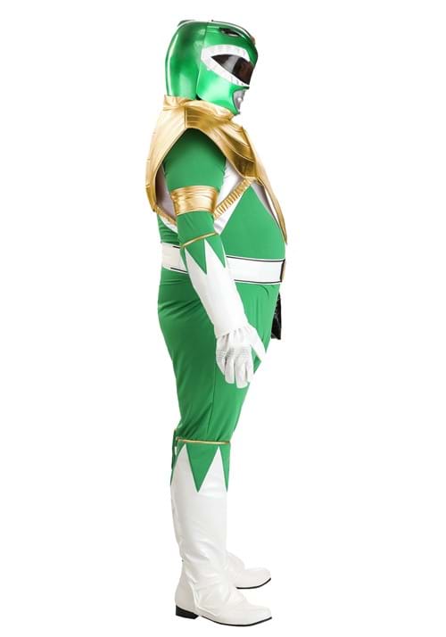Men's Plus Size Authentic Power Rangers Green Ranger Costume | Power ...
