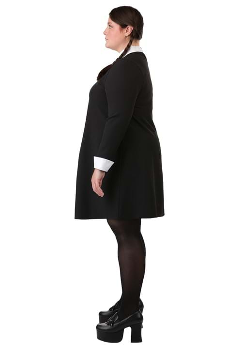 Women's Plus Size 1960s Wednesday Addams Costume | TV Show Costumes