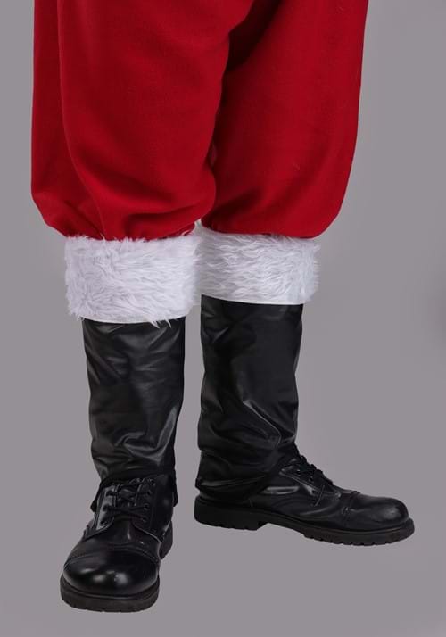 Plus Size Flannel Santa Claus Men's Costume | Christmas Costumes