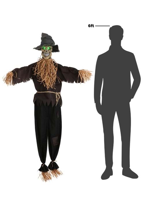 67-Inch Hanging Halloween Scarecrow Decoration - Scream Saver| Hanging ...