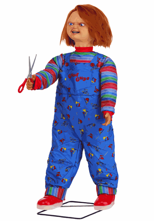 4.5FT Chucky Animatronic Decoration | Horror Movie Decorations