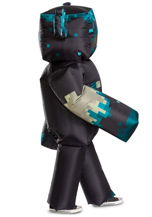 Kid's Inflatable Minecraft Warden Costume | Minecraft Costumes