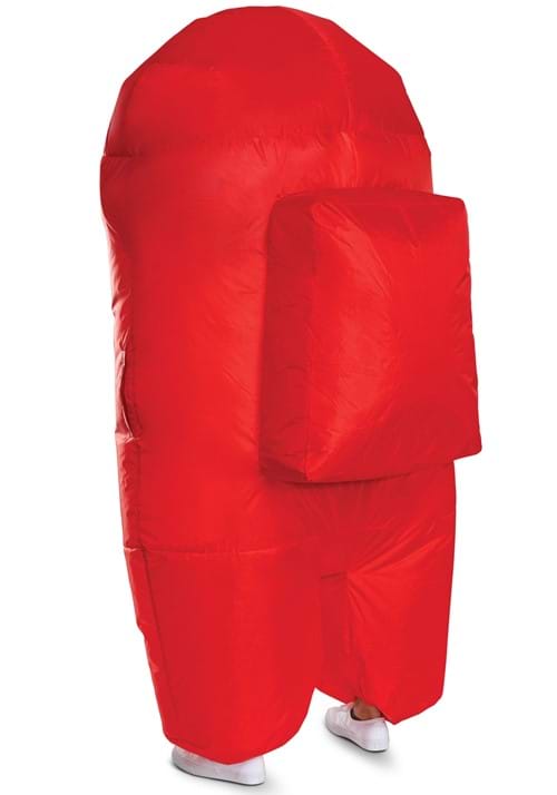 Adult Among Us Red Impostor Inflatable Costume | Video Game Costumes