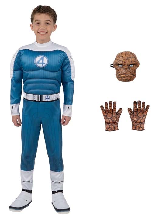 Deluxe Boy's Fantastic 4 The Thing Costume | Marvel Costumes